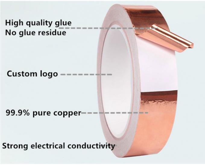 Copper foil tape 20~120μm thick for electronic shielding conductive ...